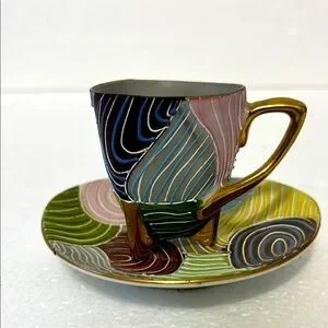 Ardalt | Accents | Vintage 95s Lenwile Ardalt Moriage Teacup And Saucer ...